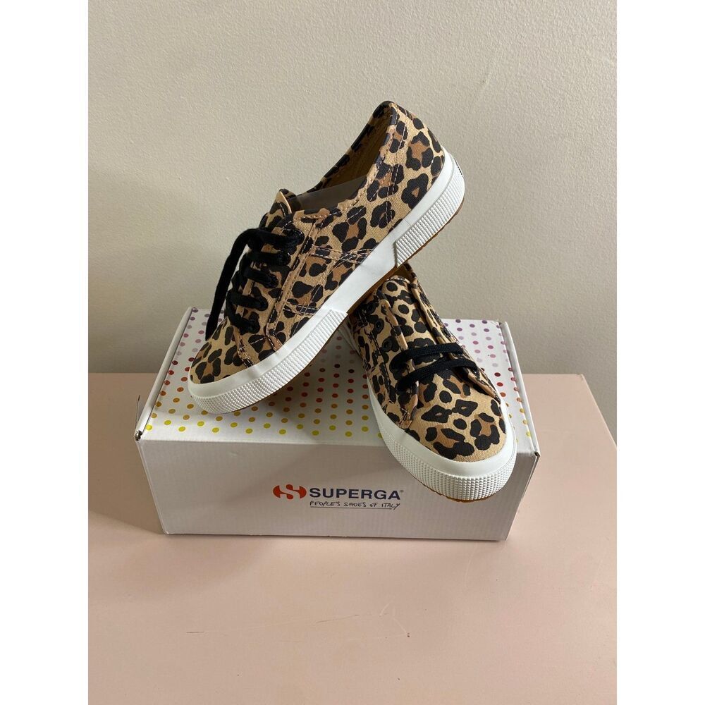 Superga‎ 2750 Leopard Print Cotu Italian Tennis Sneak… - Gem